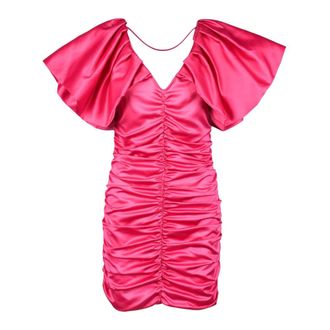Simona Corsellini Elegantes Polyesterkleid - - Dresses - Damen - Rosa - L
