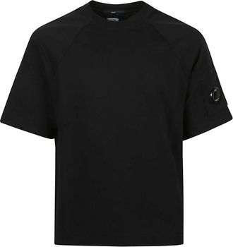 C.P. Company C.p. Company, Homme, Tops, Noir, Taille: M Lens T-Shirt