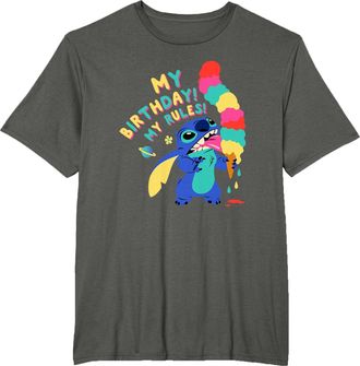 Disney Lilo & Stitch Ice Cream Cone My Birthday! My Rules! T-Shirt