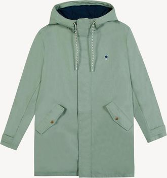 Faguo Veste vert clair coton - GRESIGNE