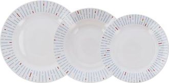 Quid Denver Porzellangeschirr, 18 Teile, für 6 Personen