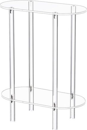 Generic Acryl-Beistelltisch - Transparenter Acryl-Tisch, modernes minimalistisches Design mit robuster Konstruktion, kratzfeste Oberfl&auml;che und leichte Konstru