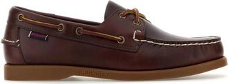 Sebago Homme, Chaussures, Brun, Taille: 40 EU Mocassins &agrave; Lacets en Cuir Marron