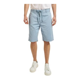 HUGO BOSS Homme, Shorts, Bleu, Taille: W32 Bermuda &agrave; cordon de serrage