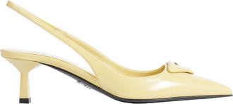 Prada Brushed Leather Singback Pumps