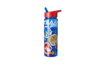 Hox Sonic The Hedgehog Gourde en polypropyl&egrave;ne 750 ml - Sous licence officielle, sans BPA, l&eacute;g&egrave;re et durable pour enfants et fans