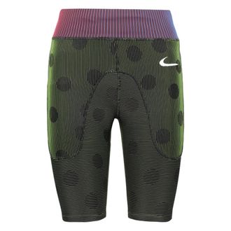 Nike Logo Print Iridescent Shorts - - Sport - Damen - Gr&uuml;n - 2XS