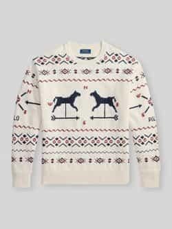 Polo Ralph Lauren Regular Fit Strickpullover aus Baumwoll-Leinen-Kaschmir-Mix