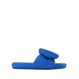 Off-white Bow Padded Slides - - Shoes - Damen - Blau - 35 EU