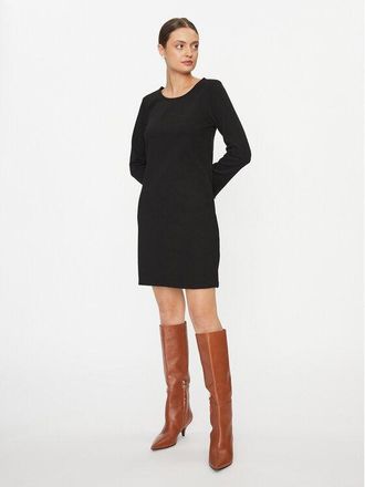 Vila Kleid für den Alltag Armerone 14086118 Schwarz Regular Fit