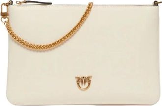 Pinko Pinko, Femme, Sacs, Blanc, Taille: ONE Size Flat Classic