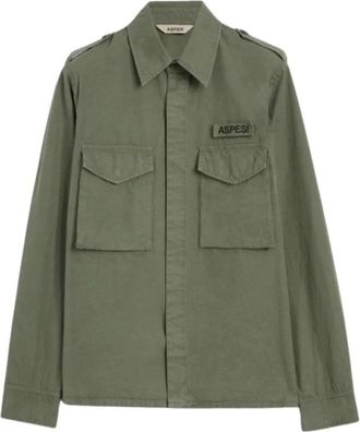 Aspesi Herren, Shirts, Gr&uuml;n, SGr&ouml;&szlig;e