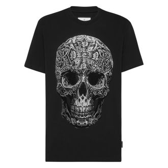 Philipp Plein Homme, Tops, Noir, Taille: L T-Chemises