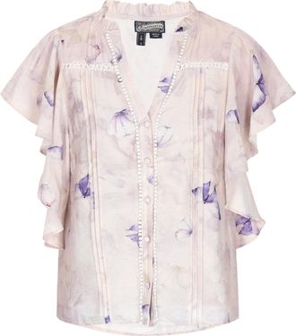 Dreimaster Dreimaster Bluse Frauen lila