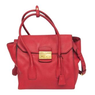 Prada Pre-owned VIT Daino Handbag - Femme - Pre-owned - Rouge - Taille: ONE Size