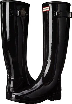 Hunter Mixte Original Refined Gloss Botte de Pluie, Black, 38 EU