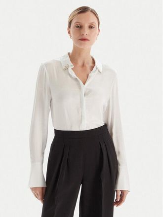 Fracomina Hemd FS25WT6010W65101 Weiß Regular Fit