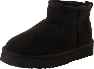 Pepe Jeans London Damen W Borg Boot Stiefel, Schwarz, 37 EU