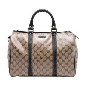 Gucci unisex, Pre-owned, Brun, Taille: ONE Size Sac Boston Vintage Monogram Pre-owned