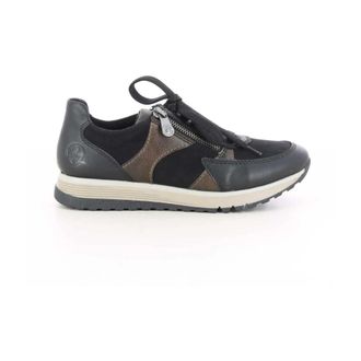 Rieker Braune Damenschuhe Stilvolles Modell - - Shoes - Damen - Schwarzk - 36 EU