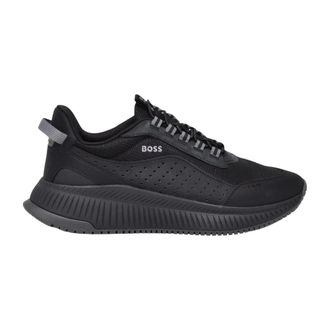 HUGO BOSS Homme, Chaussures, Noir, Taille: 41 EU Baskets Stretch