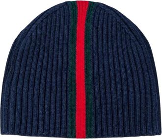 Gucci Strickm&uuml;tze - - Accessories - unisex - Blau - M