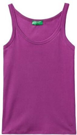 Benetton Débardeur 3ga2e8397 Tricot, Violet 007, X-Small Femme