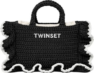 Twinset Femme, Sacs, Noir, Taille: ONE Size Compact Minibag