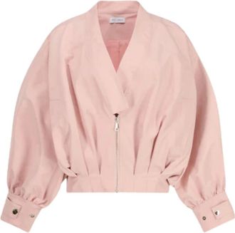 Weili Zheng Femme, Vestes, Rose, Taille: 42 FR S26Jk04 Bomber Jacket