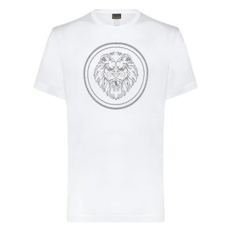 Billionaire Boys Club Homme, Tops, Blanc, Taille: 4XL T-Shirt Col Rond Lion