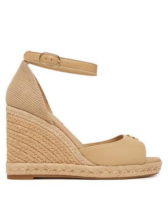 Tommy Hilfiger Espadrilles Plate High Wedge Espad FW0FW09517 Hellbeige