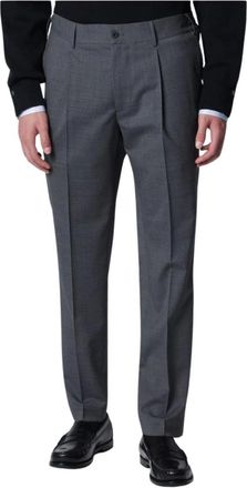 Santaniello Pantalon Irno Pliss&eacute; - Homme - Pantalons - Gris - Taille: 3XL