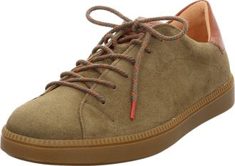 Think Think TURNA HE. Herren chromfrei gegerbte nachhaltige Halbschuhe, Toffee/Kombi 3010, 43.5 EU