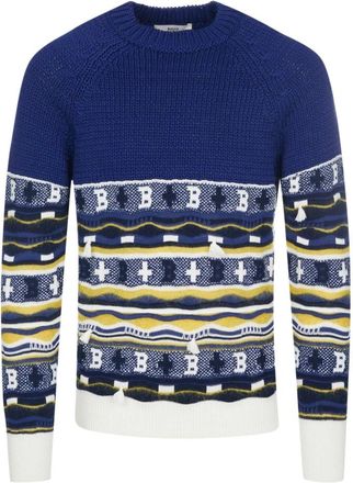 Bally Rundhals-Strickware - - Knitwear - Herren - Blau - XL