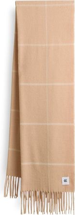 OPUS Damen Schal | AVIDANE Schal mit zarten Karomuster caramel, 0