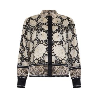 Roberto Cavalli Hemd mit floralem Print - - Blouses & Shirts - Damen - Mehrfarbig - XS