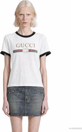 Gucci Interlocking G Ringer T-Shirt