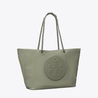 Tory Burch Damen Ella Tote Bag mit Kette
