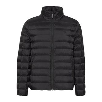 Calvin Klein Jeans LS Nylon Lt Wt Hooded Fz Puffer - - Jackets - Herren - Schwarzk - XL