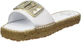Love Moschino Femme JA28572G0GIA0 Mule, Blanc, 41 EU