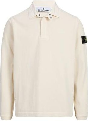 Stone Island Polo &agrave; manches longues en coton