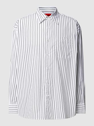 HUGO BOSS Relaxed Fit Freizeithemd mit Streifenmuster Modell Emaio