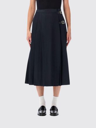 Barbour Jupe portefeuille midi en cr&ecirc;pe &agrave; taille haute et coupe &eacute;vas&eacute;e