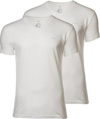 GANT T-Shirt Herren T-Shirt 2er Pack Baumwolle (Packung, 2er Pack)