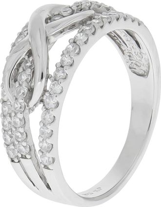 Zeeme Silber Ring Silber 925 rhodiniert mit Unendlichkeitssymbol