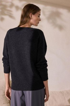 Next V-Ausschnitt-Pullover N. Premium Pullover mit V-Ausschnitt aus (1-tlg)