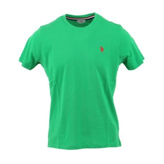 U.S.Polo Association Gr&uuml;nes Herren Baumwoll Logo T-shirt - - Tops - Herren - Gr&uuml;n - 3XL