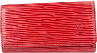Louis Vuitton Portemonnaie - Louis Vuitton Rouge Epi Leather Keyholder - Gr. unisize - in Rot - f&uuml;r Damen