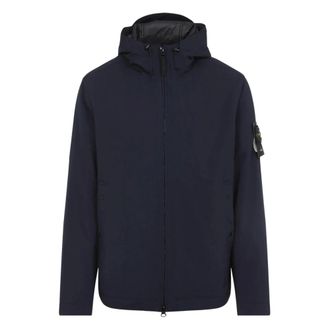 Stone Island Homme, Vestes, Bleu, Taille: 2XL Veste zipp&eacute;e &agrave; capuche