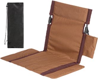 Generic Bodenstuhl, wasserdicht, tragbar, mit Seitentasche, bequemer Bodenstuhl für Camping, für Outdoor, Outdoor, Wandern, Picknick,, Garten, Hof